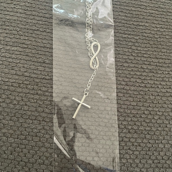 Jewelry | Silver Infinity Cross Necklace | Poshmark